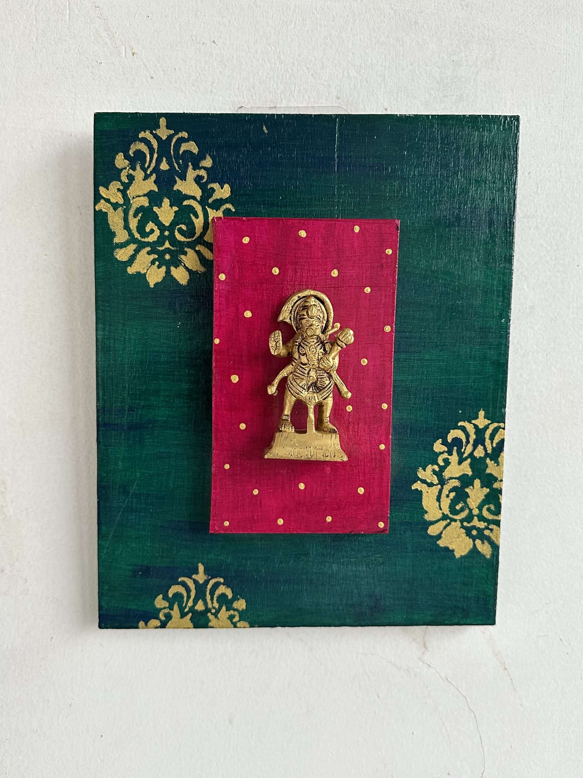 Brass Hanuman Wall Frames - Kangofied