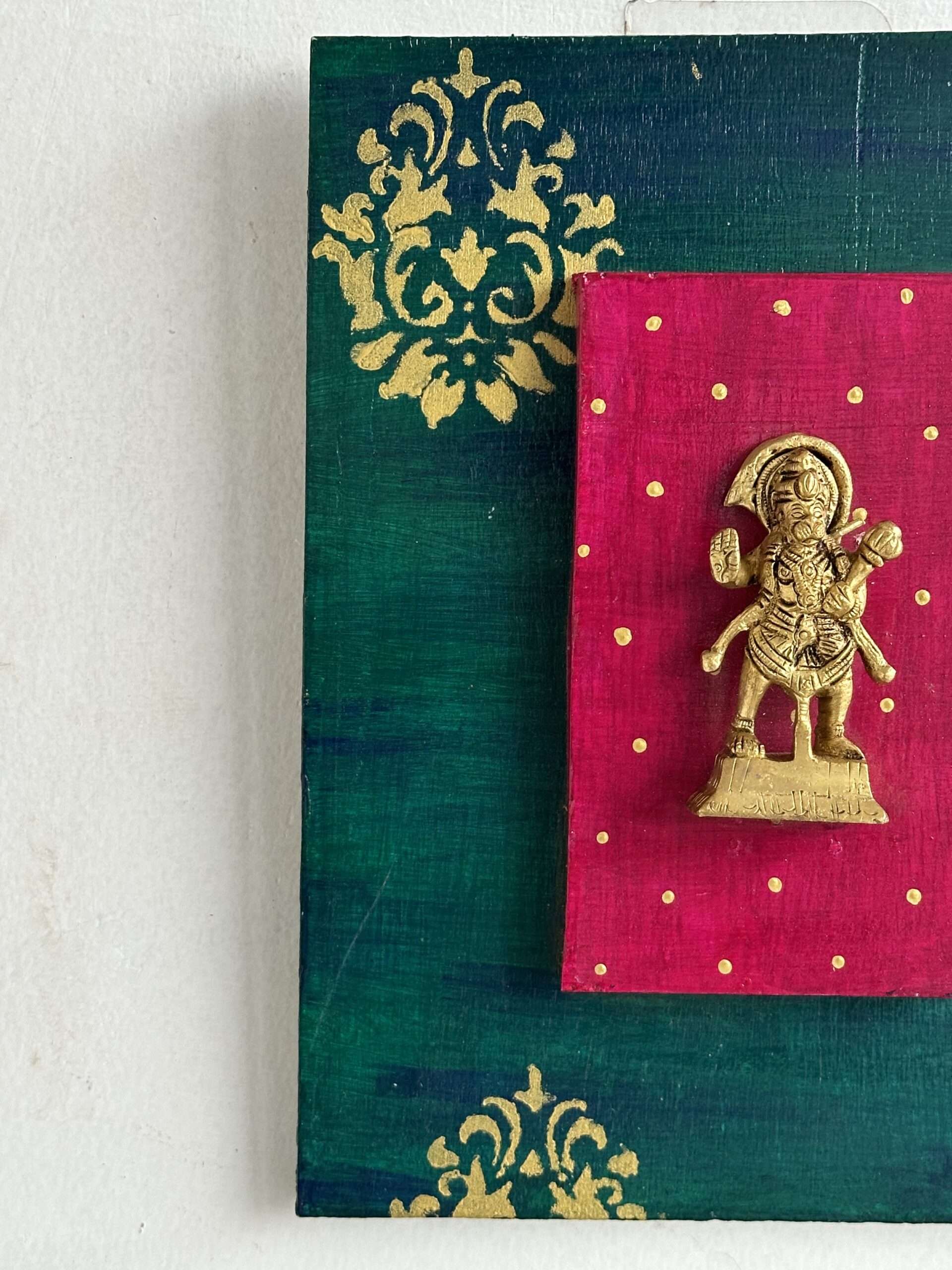 Brass Hanuman Wall Frames - Kangofied
