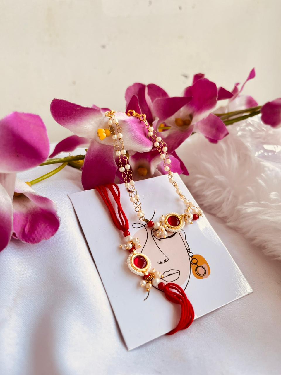 Handmade Bhaiya-Bhabhi Pair Rakhi Collection - Kangofied