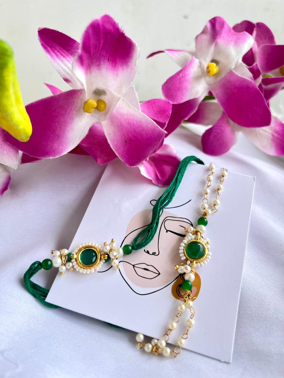 Handmade Bhaiya-Bhabhi Pair Rakhi Collection - Kangofied