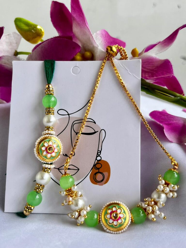 Handmade Bhaiya-Bhabhi Pair Rakhi Collection - Kangofied